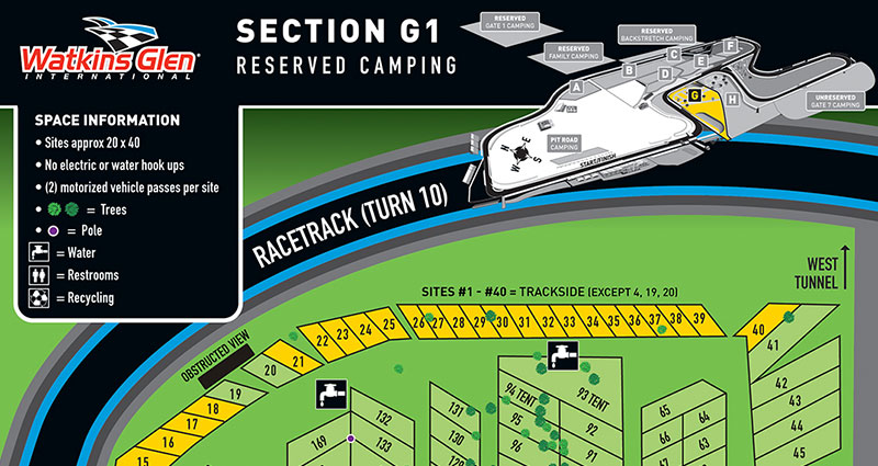 GATE 6 CAMPING | CAMPING OPTIONS